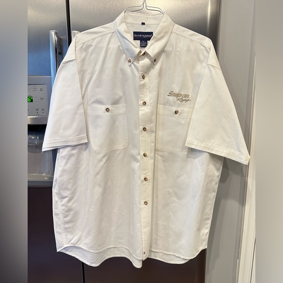 Snap-on | Shirts | Rare Vintage Snapon Racing Short Sleeve Button Down ...